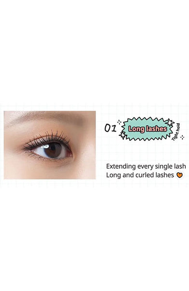 PERIPERA Ink Black Cara 8g- #01 Long Ash Curling | Palace Beauty Galleria