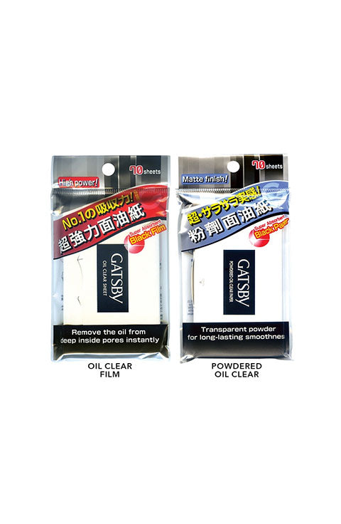 Mandom Gatsby Facial Oil Blotting Film -2 Style | Palace Beauty Galleria