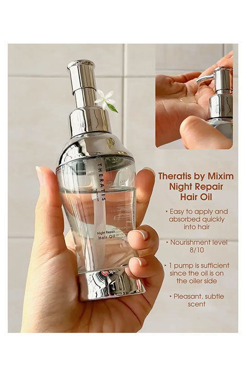 ViCREA THERATIS By Mixim Night Repair Hair Oil 100Ml– Palace Beauty ...